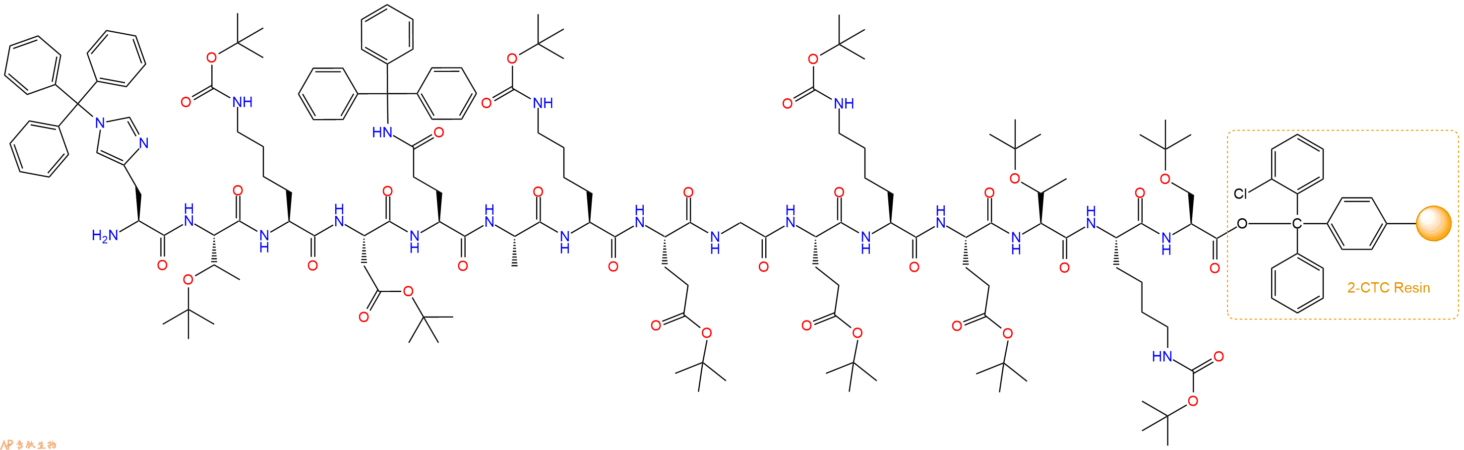十五肽HTKDQAKEGEKETKS_H2N-His-Thr-Lys-Asp-Gln-Ala-Lys-Glu-Gly-Glu-Lys-Glu-Thr-Lys-Ser-OH_H2N ...
