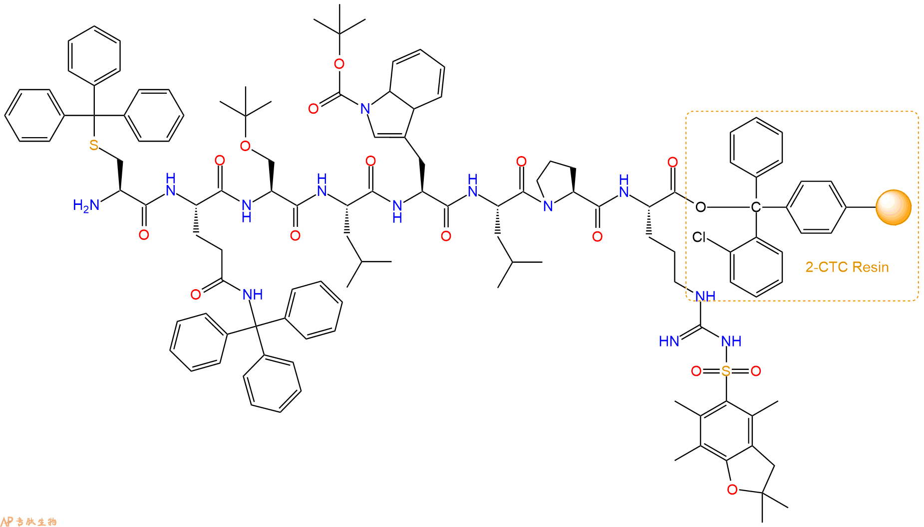 H2N-Cys-Gln-Ser-Leu-Trp-Leu-Pro-Arg-COOH_H2N-Cys-Gln-Ser-Leu-Trp-Leu ...