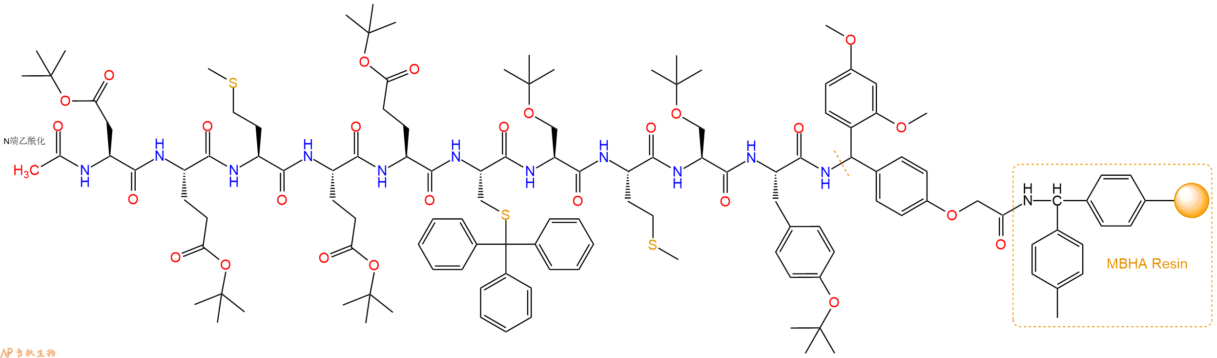 4A/4B, 5A/5B Peptide_Ac-Asp-Glu-Met-Glu-Glu-Cys-Ser-Met-Ser-Tyr-CONH2 ...