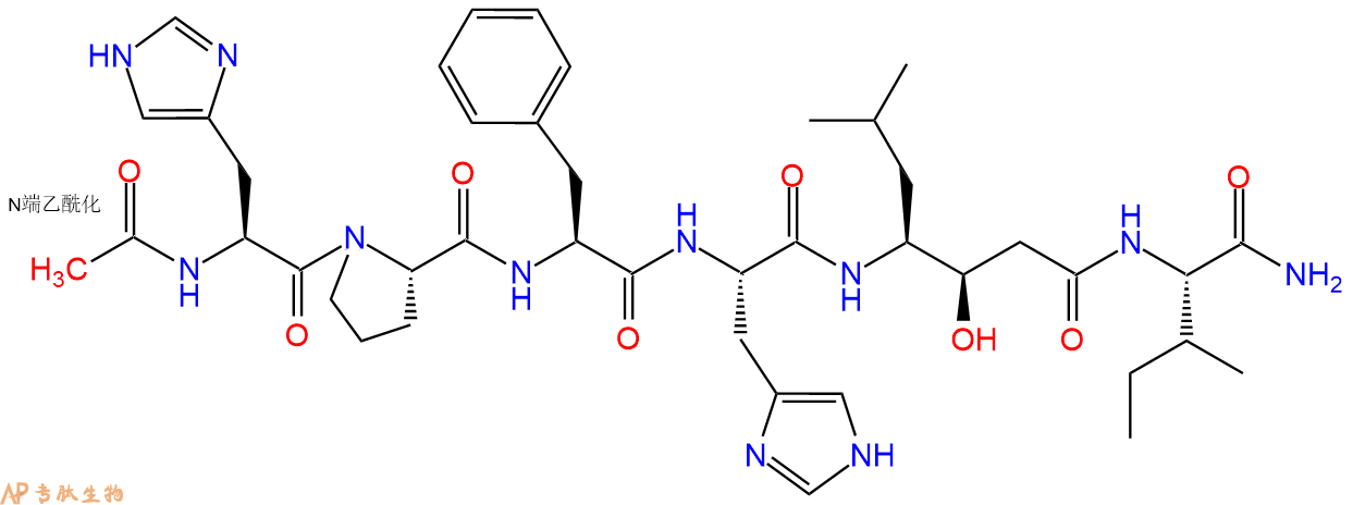 111113-37-2_六肽Ac-His-Pro-Phe-His-Sta-Ile-NH2_Ac-His-Pro-Phe-His-Sta-Ile ...