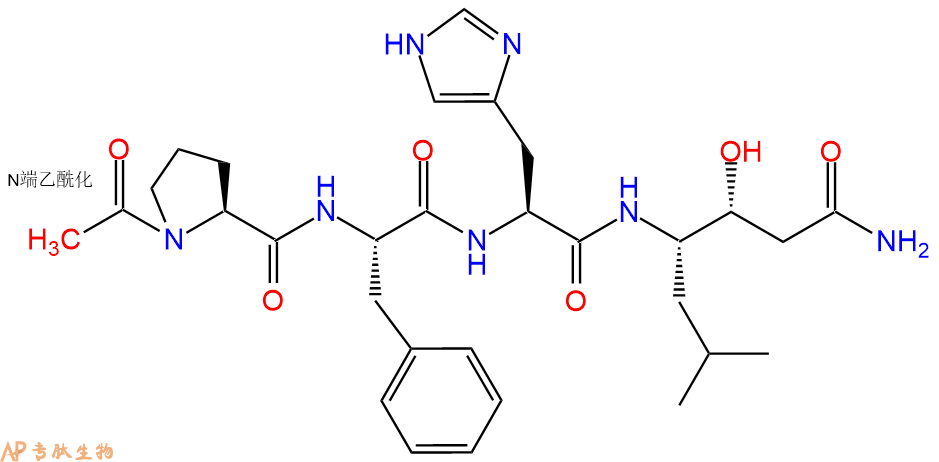 111113-34-9_四肽Ac-Pro-Phe-His-Sta-NH2_Ac-Pro-Phe-His-Sta-CONH2_Ac-PFH ...