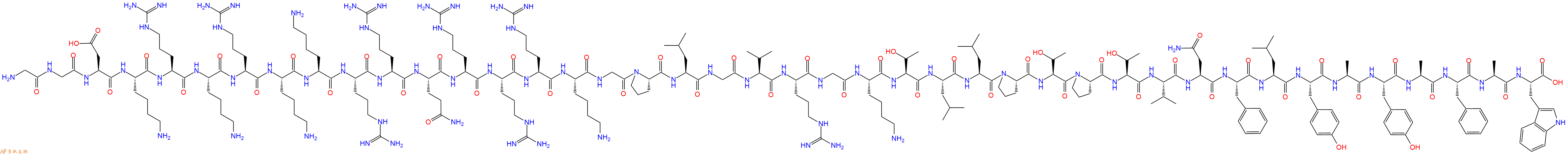 Gly-Gly-Asp-Lys-Arg-Lys-Arg-Lys-Lys-Arg-Arg-Gl_H2N-Gly-Gly-Asp-Lys-Arg ...