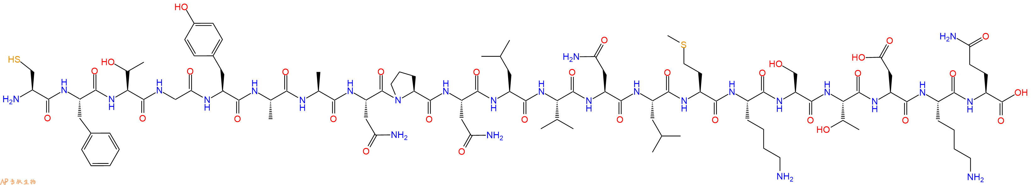 H2N-Cys-Phe-Thr-Gly-Tyr-Ala-Ala-Asn-Pro-Asn-Leu-Va,H2N-Cys-Phe-Thr-Gly ...