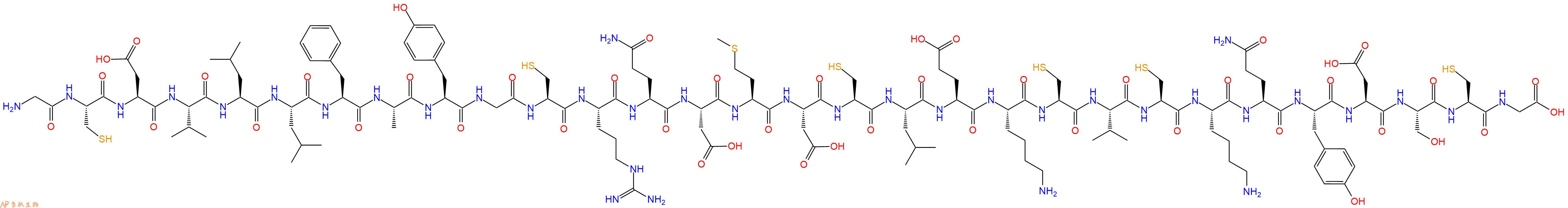 H2N-Gly-Cys-Asp-Val-Leu-Leu-Phe-Ala-Tyr-Gly-Cys-Ar_H2N-Gly-Cys-Asp-Val ...