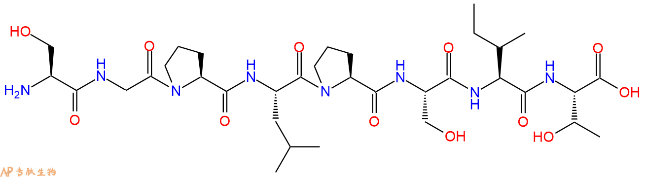 H2N-Ser-Gly-Pro-Leu-Pro-Ser-Ile-Thr-COOH_H2N-Ser-Gly-Pro-Leu-Pro-Ser ...