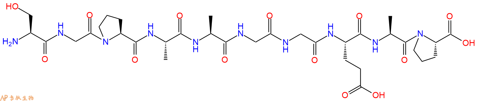 H2N-Ser-Gly-Pro-Ala-Ala-Gly-Gly-Glu-Ala-Pro-COOH_H2N-Ser-Gly-Pro-Ala ...
