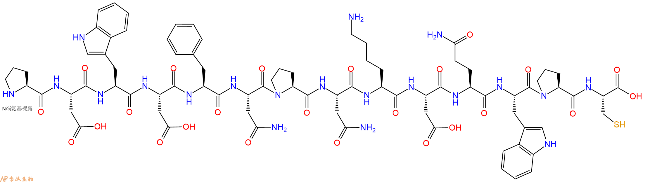 H2N-Pro-Asp-Trp-Asp-Phe-Asn-Pro-Asn-Lys-Asp-Gln-Trp-Pro-Cys-COOH_H2N ...