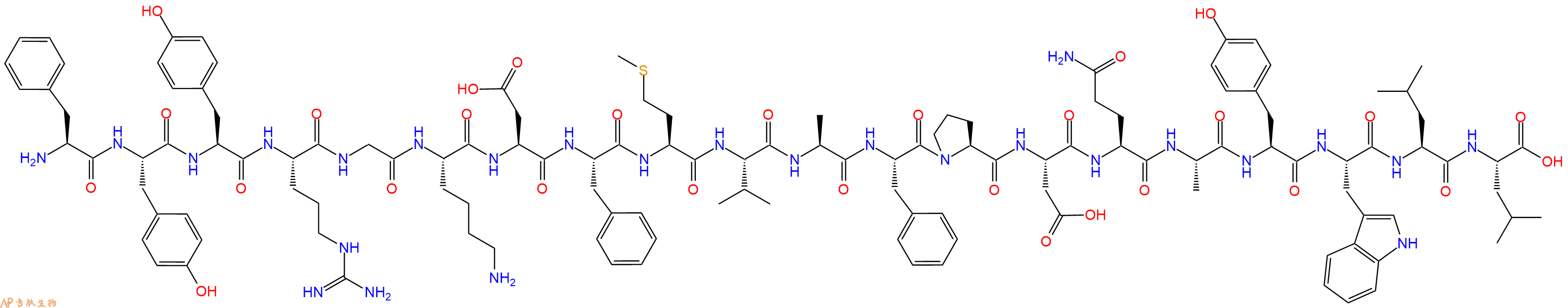 H2N-Phe-Tyr-Tyr-Arg-Gly-Lys-Asp-Phe-Met-Val-Ala-Phe-Pro-Asp-Gln-Ala-Tyr ...