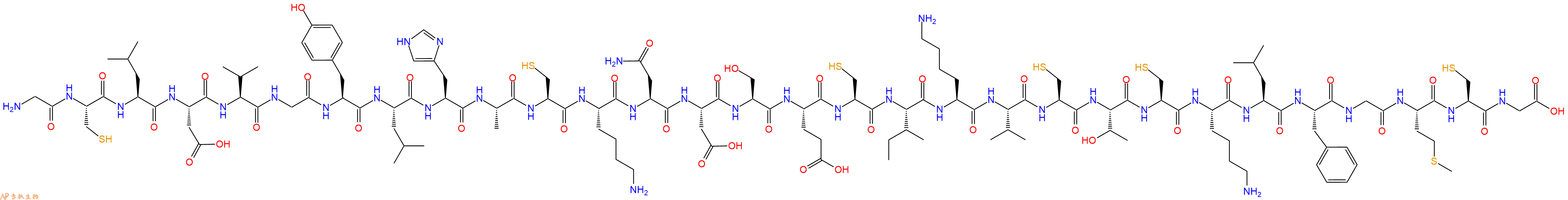 H2N-Gly-Cys-Leu-Asp-Val-Gly-Tyr-Leu-His-Ala-Cys-Lys-Asn-Asp-Ser-Glu-Cys ...