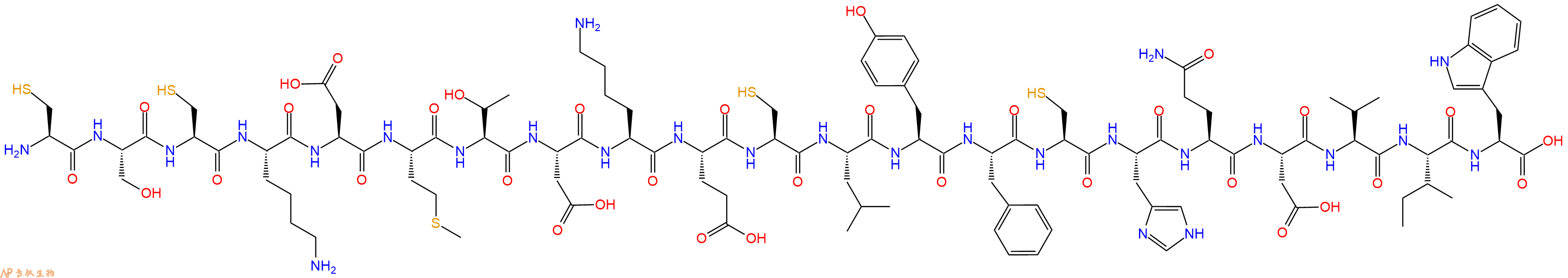 H2N-Cys-Ser-Cys-Lys-Asp-Met-Thr-Asp-Lys-Glu-Cys-Leu-Tyr-Phe-Cys-His-Gln ...