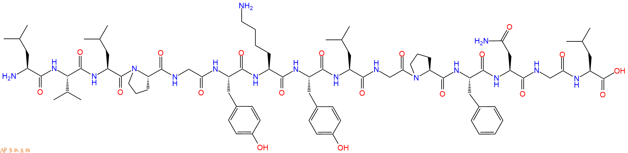 H2N-Leu-Val-Leu-Pro-Gly-Tyr-Lys-Tyr-Leu-Gly-Pro-Phe-Asn-Gly-Leu-OH_H2N ...