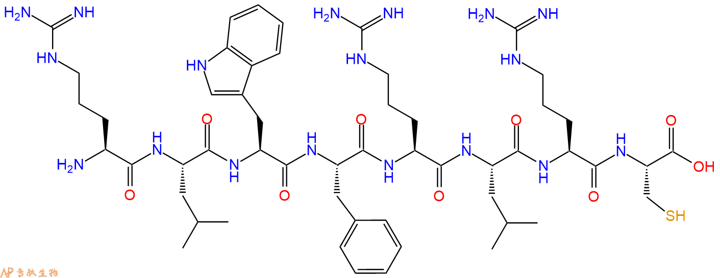 H2N-Arg-Leu-Trp-Phe-Arg-Leu-Arg-Cys-OH_H2N-Arg-Leu-Trp-Phe-Arg-Leu-Arg ...